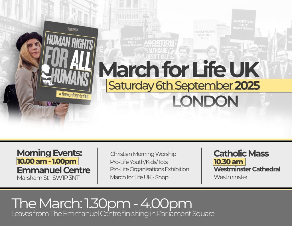 2025: Annual March Event Page - March for Life UK