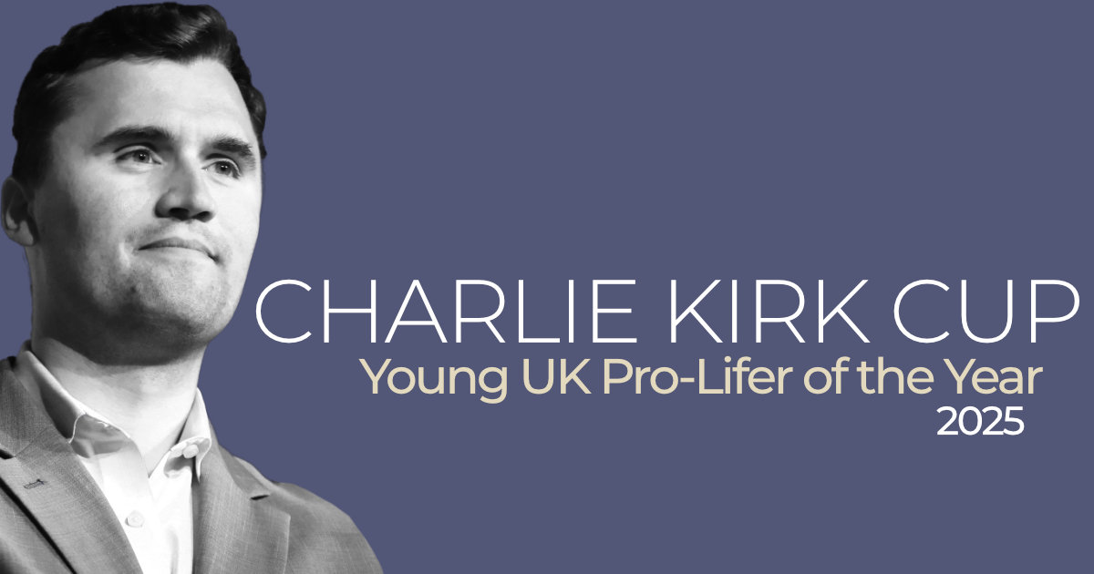 Charlie Kirk Cup - Young UK Pro-Lifer of the Year - March for Life UK